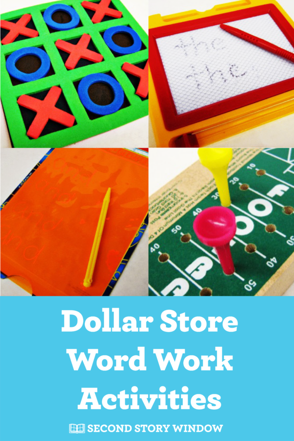 Dollar Store Word Work Activities