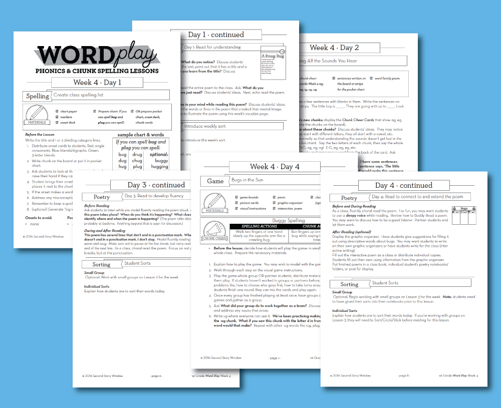 Word Play Phonics Curriculum - Second Story Window