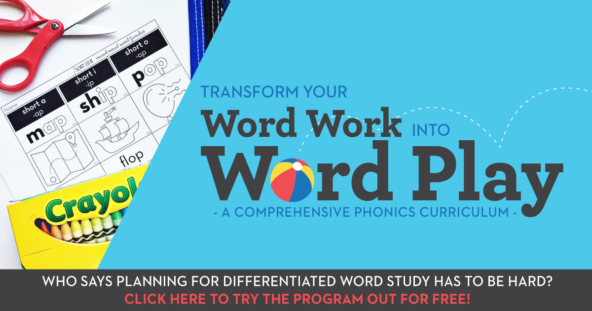 Differentiated Word Study Made Easy