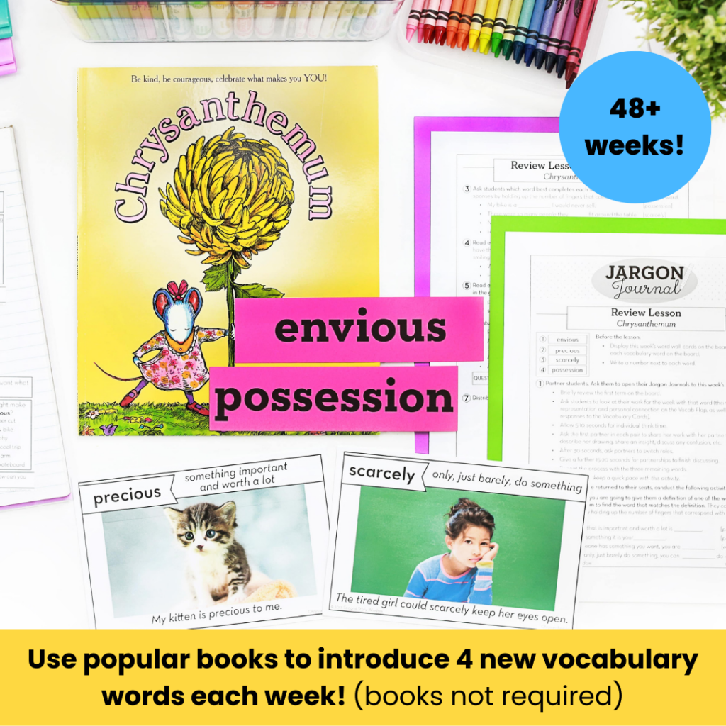 Vocabulary Lesson Plans & Activities w Read Alouds