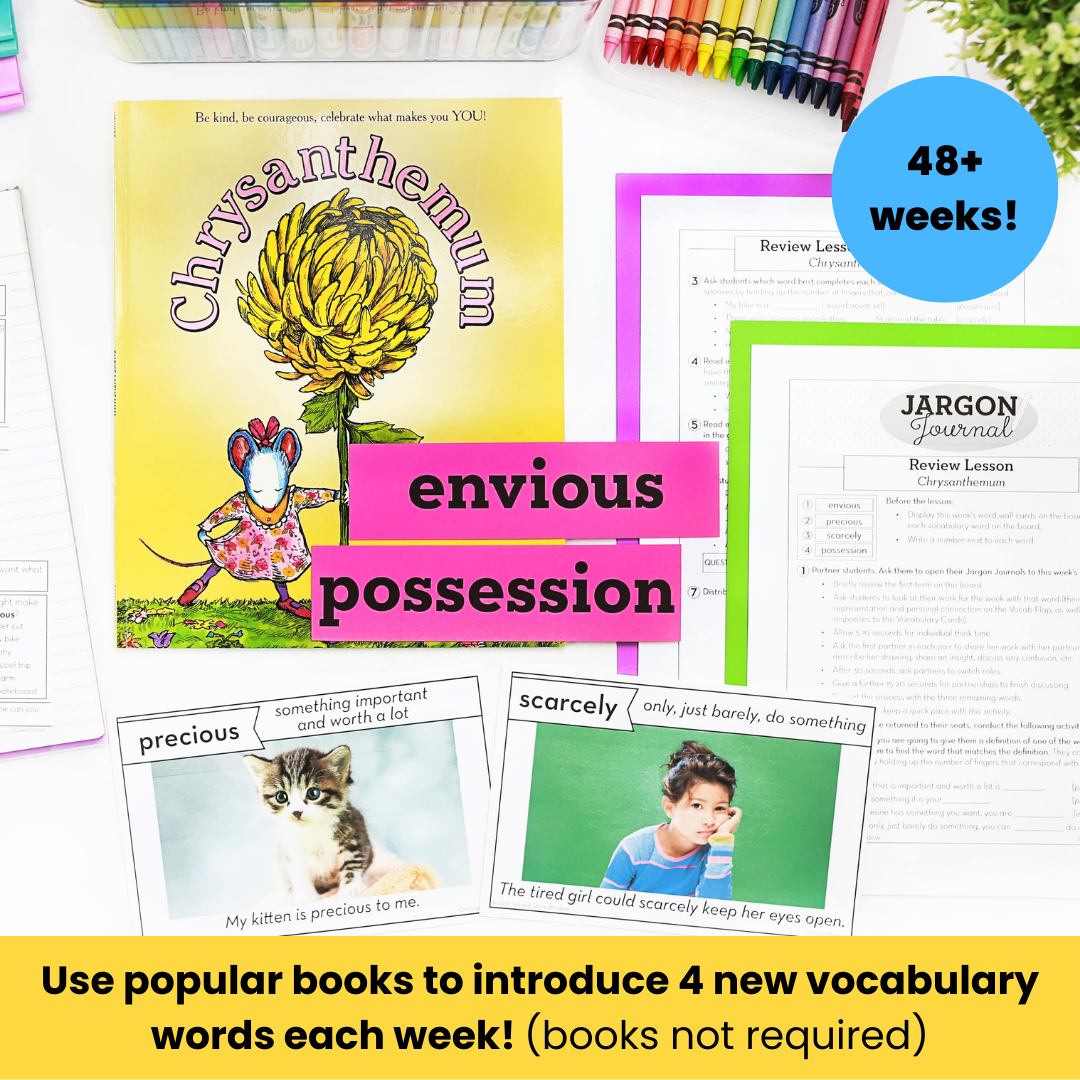 Vocabulary Lesson Plans & Activities w Read Alouds