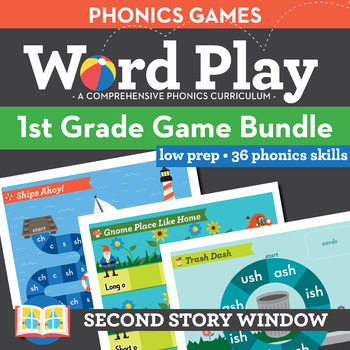 1st Grade Phonics Games • Words Their Way Games bundle • Word Work ...