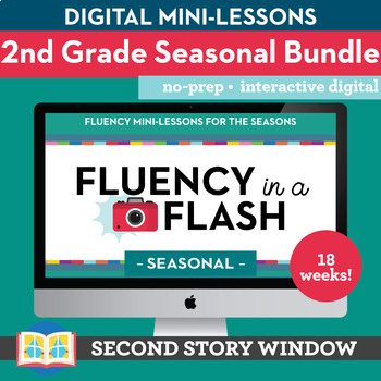 2nd Grade Fluency in a Flash SEASONAL bundle • Digital Mini Lessons ...