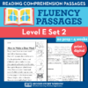 2nd Grade Fluency Practice Leveled Reading Comprehension Passages ...