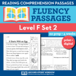 2nd Grade Fluency Practice Leveled Reading Comprehension Passages ...