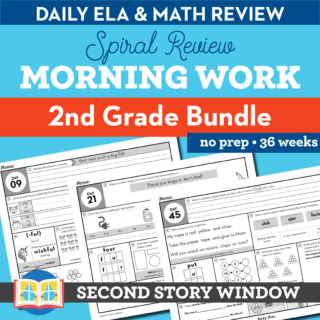 2nd Grade Morning Work Language Arts & Math Daily Review - Second Story ...