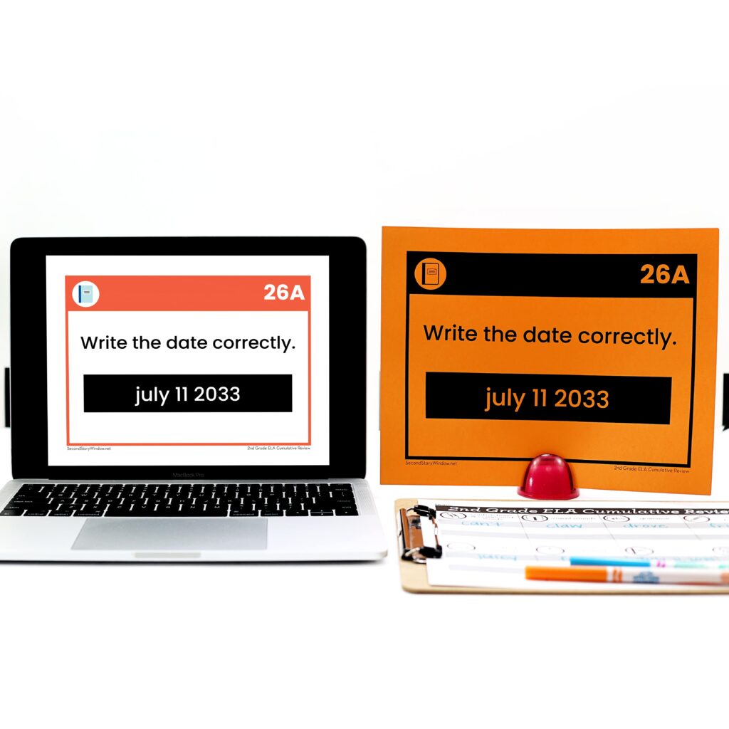 2nd Grade Language Arts Cumulative Review Editable ELA Google Slides ...