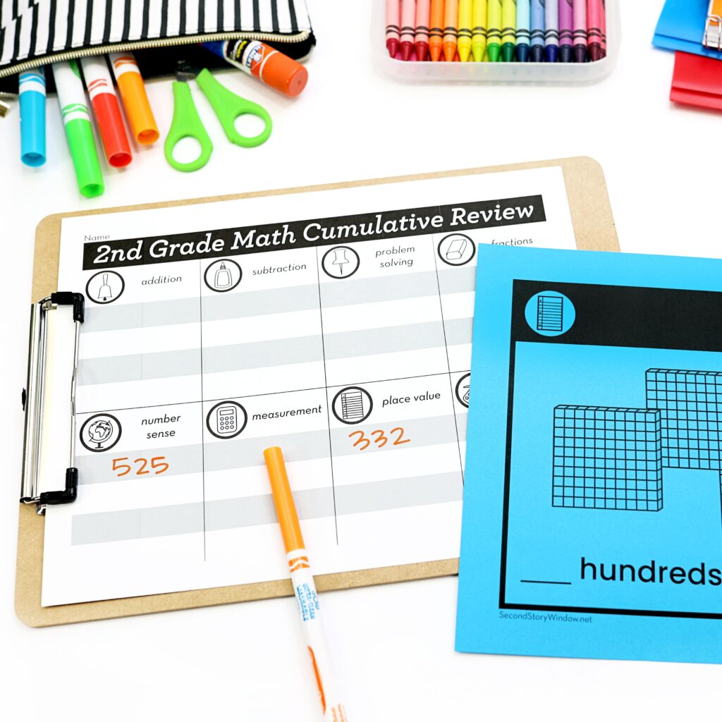 2nd Grade Math Cumulative Review Editable Google Slides Activity End of ...