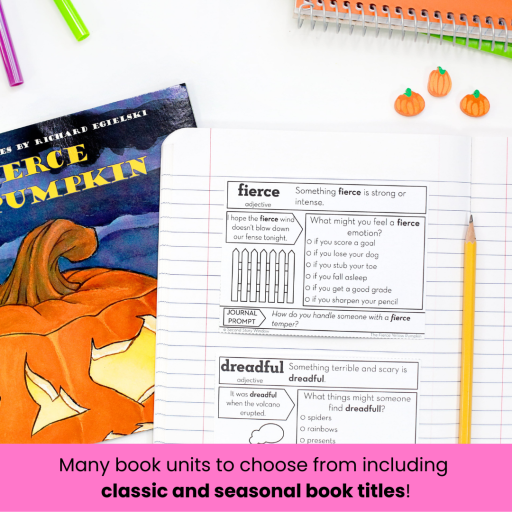 Vocabulary Lesson Plans & Activities w Read Alouds