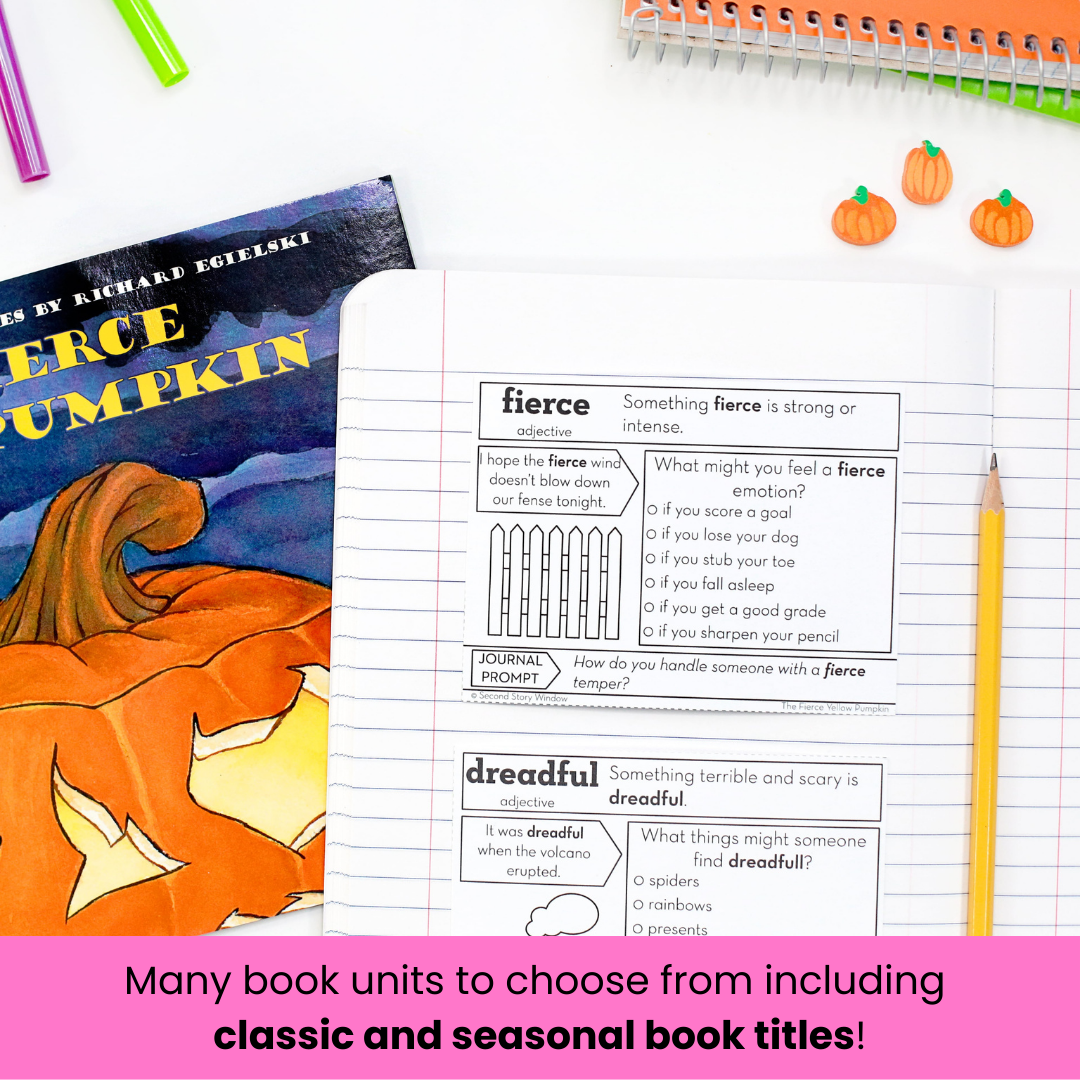 Vocabulary Lesson Plans & Activities w Read Alouds