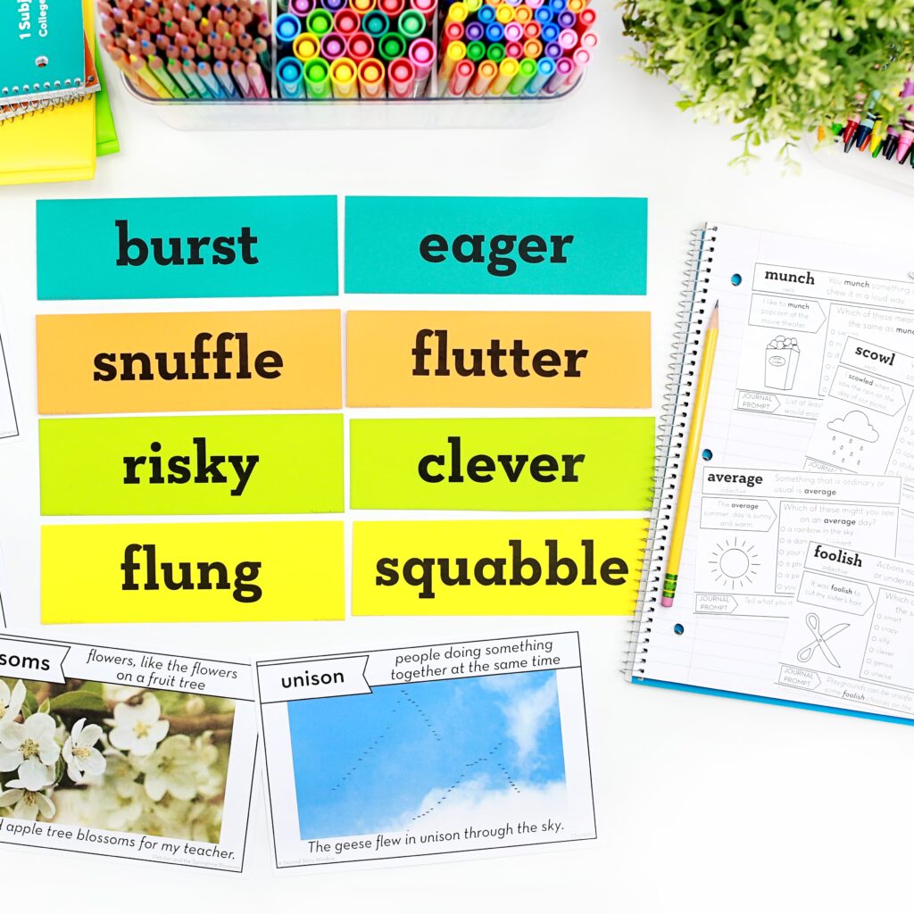 April Vocabulary Bundle - Second Story Window