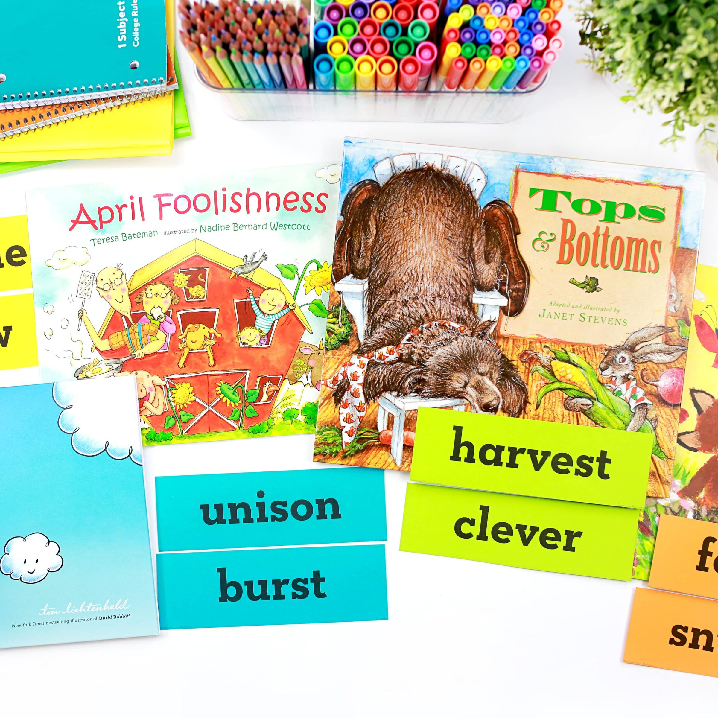 April Vocabulary Bundle - Second Story Window