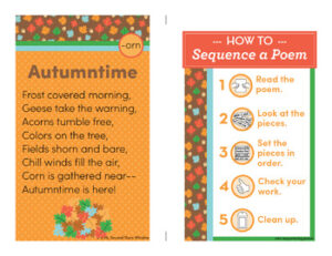 Autumntime - orn Word Family Poem of the Week - R Controlled Vowel ...