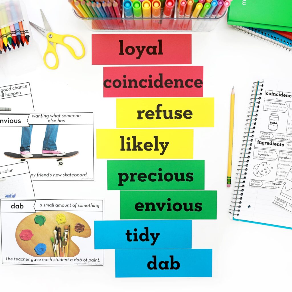 Back to School Vocabulary Bundle | First Week of School Read Aloud ...