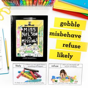 Back to School Vocabulary Bundle | First Week of School Read Aloud ...