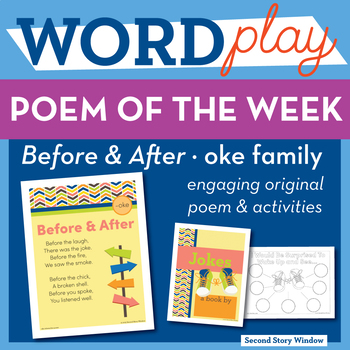 Before & After - oke Word Family Poem of the Week - Long Vowel O ...