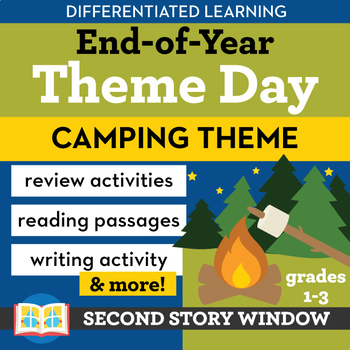 Camping Theme Activities Differentiated End of Year Theme Day • DLITE ...