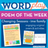 Poetry • 2nd Grade Word Family Poem of the Week Bundle • Fluency Poems ...