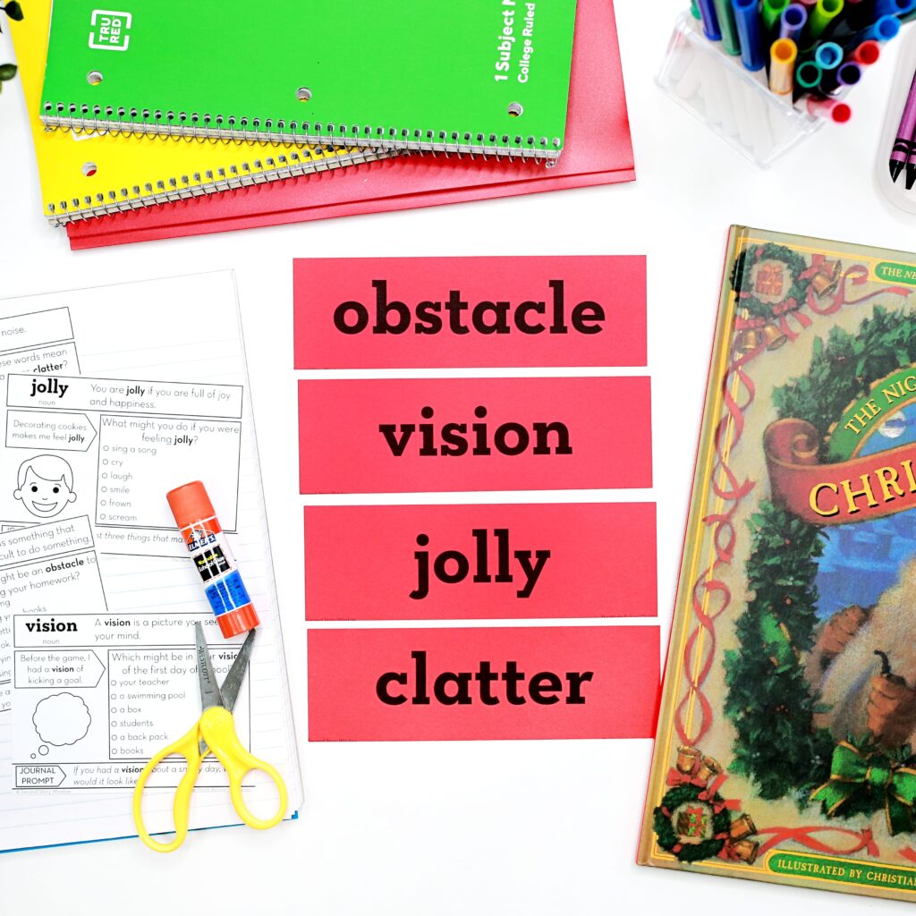 The Night Before Christmas Vocabulary - Second Story Window