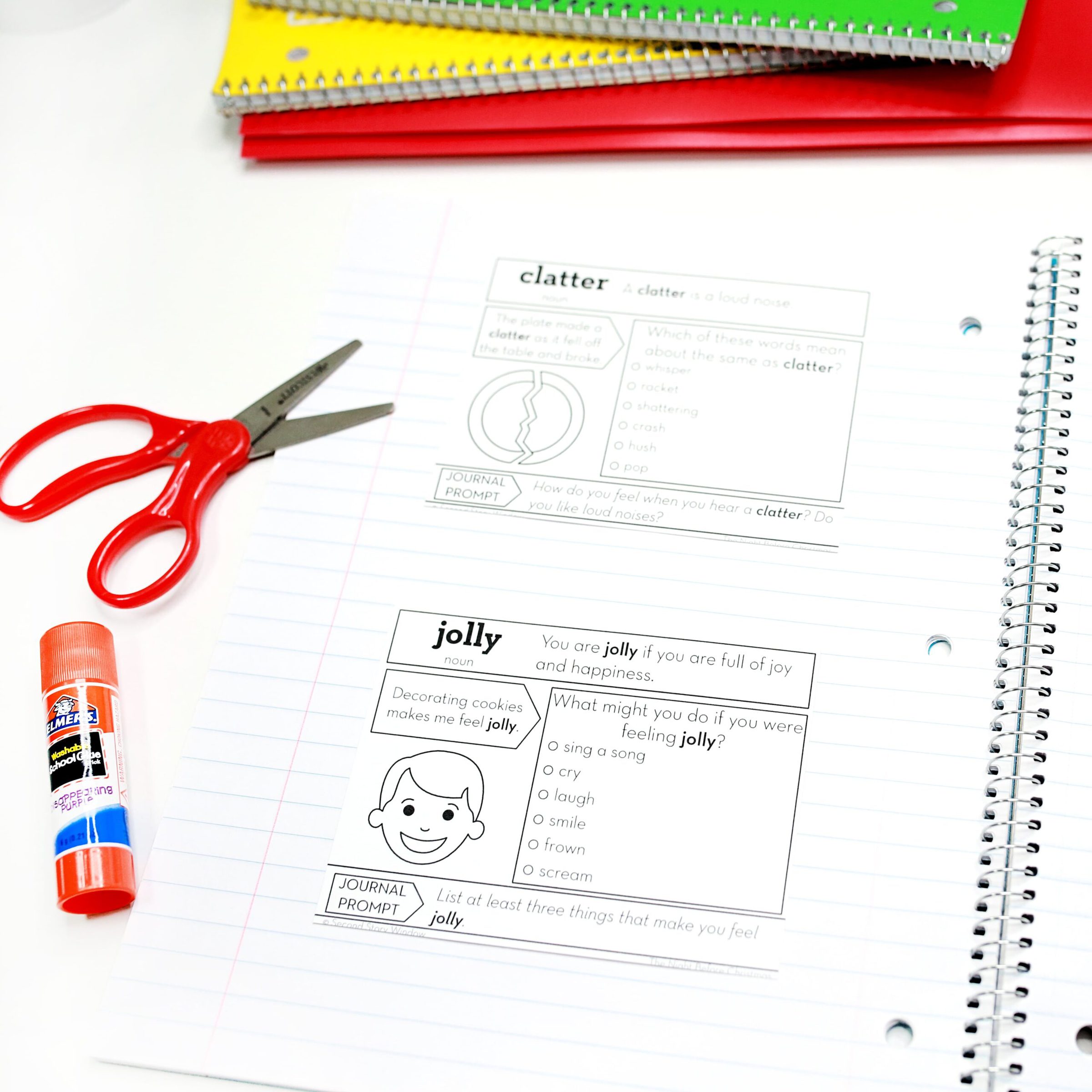 The Night Before Christmas Vocabulary - Second Story Window