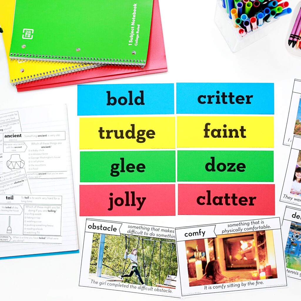 Christmas Vocabulary Activities Bundle - Second Story Window