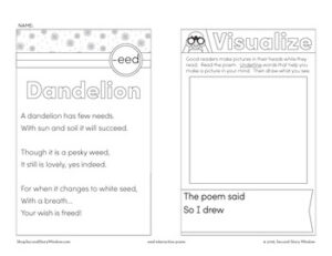 Dandelion - eed Word Family Poem of the Week - Long Vowel E Fluency ...