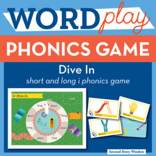 Dive In Short and Long Vowel I Phonics Game - Words Their Way Game ...