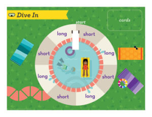 Dive In Short and Long Vowel I Phonics Game - Words Their Way Game ...