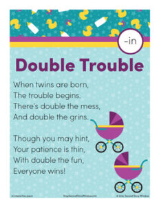 Double Trouble - in Word Family Poem of the Week - Short Vowel I ...