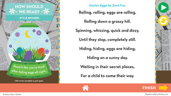 Easter Fluency in a Flash 2nd Grade • Digital Fluency Mini Lessons ...