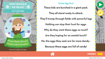 Easter Fluency in a Flash 4th Grade • Digital Fluency Mini Lessons ...