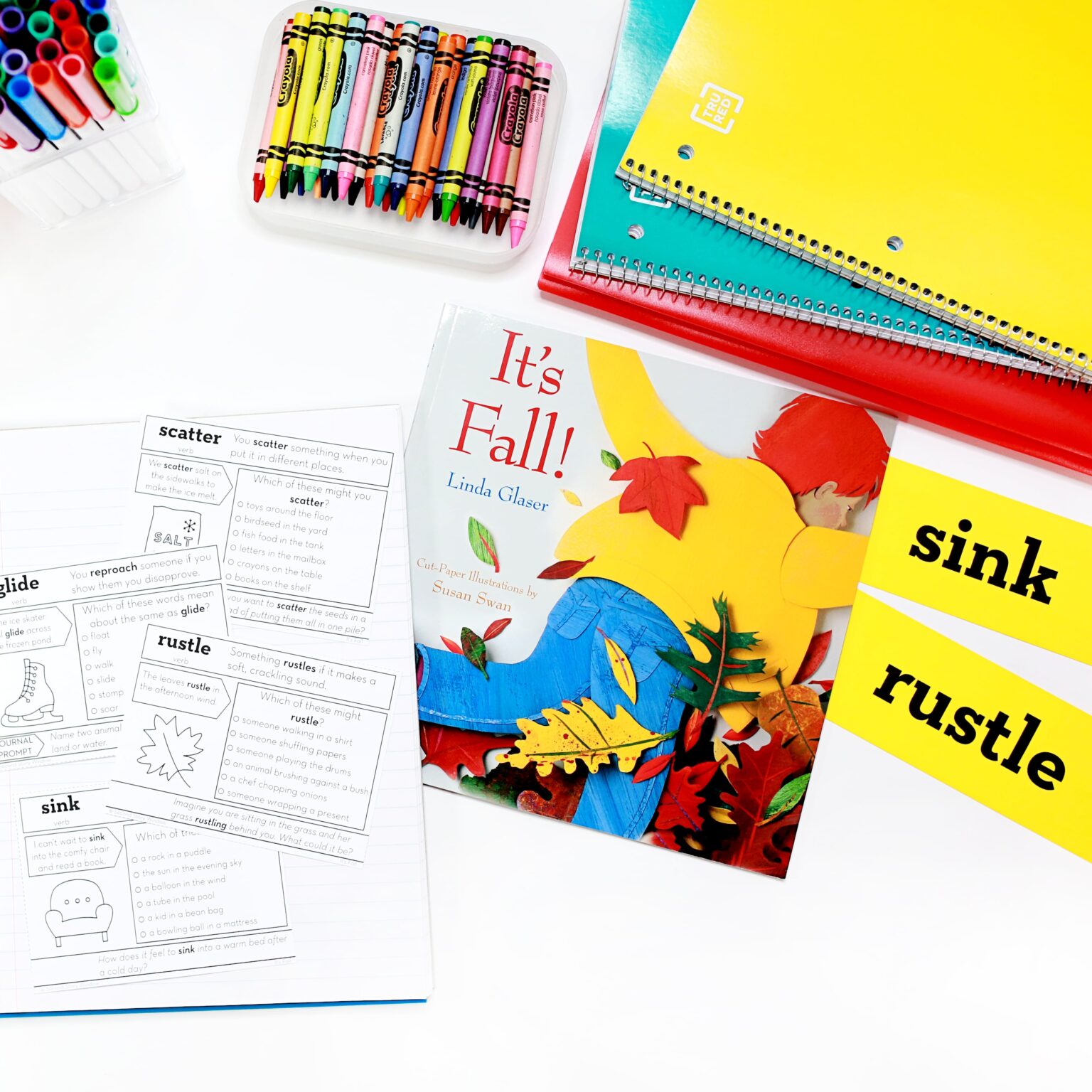 Fall Vocabulary Bundle | Fall Read Aloud Lessons and Activities ...