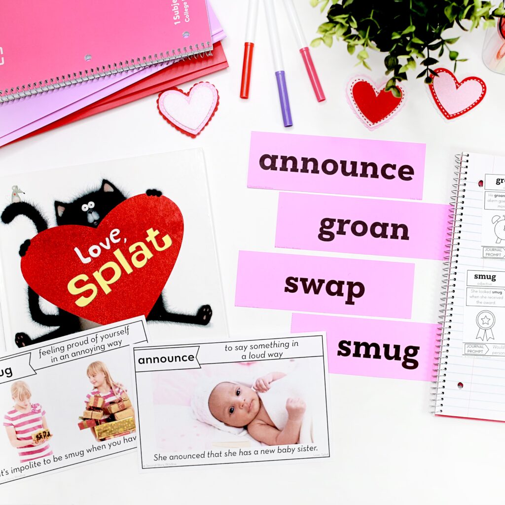 Valentine's Day Activities • Love Splat Vocabulary and Lesson - Second ...