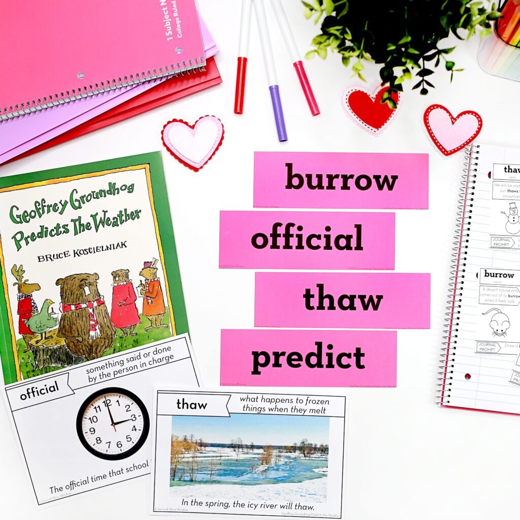 Geoffrey Groundhog Predicts the Weather Vocabulary - Second Story Window