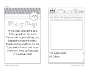Fizzy Pop - op Word Family Poem of the Week - Short Vowel O Fluency ...