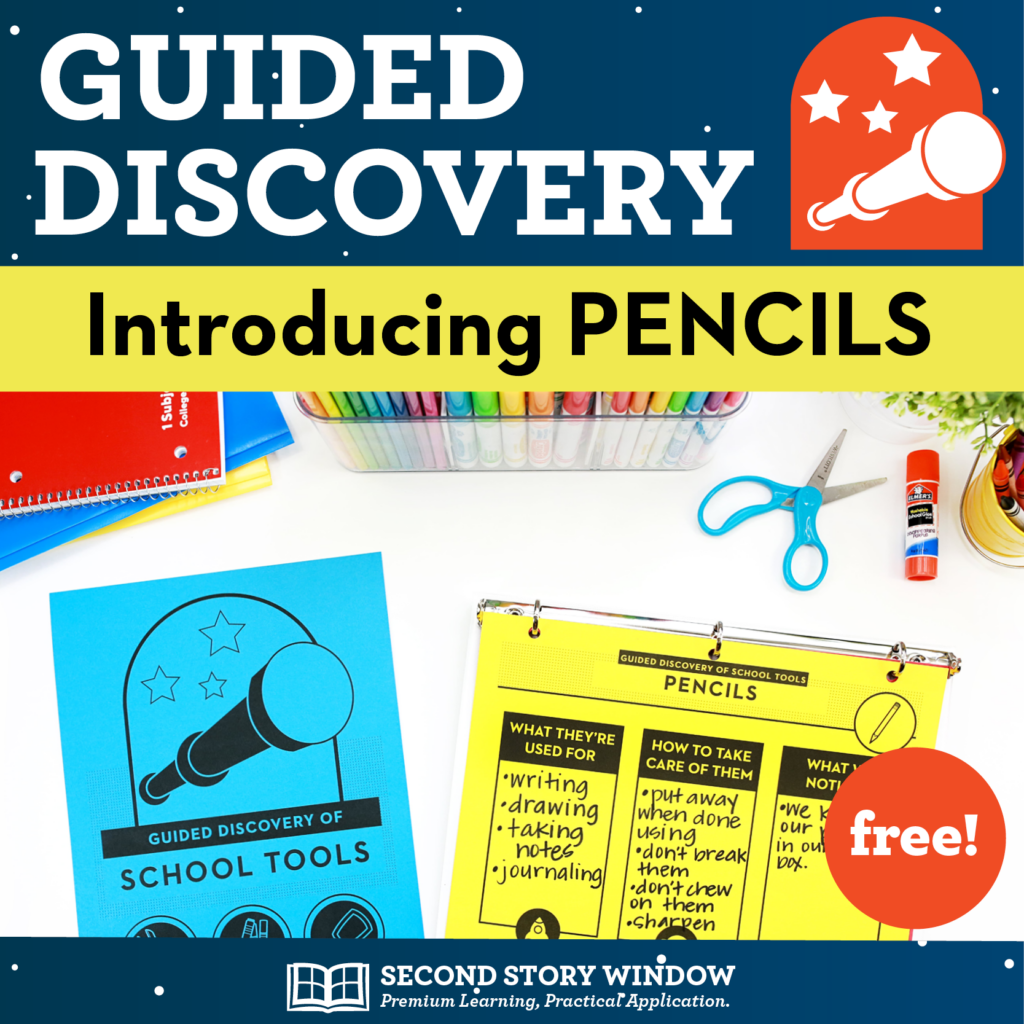 Free Guided Discovery of Pencils • Back to School Classroom Procedures ...