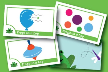Frogs on a Log Short O Word Families Phonics Game - Words Their Way ...
