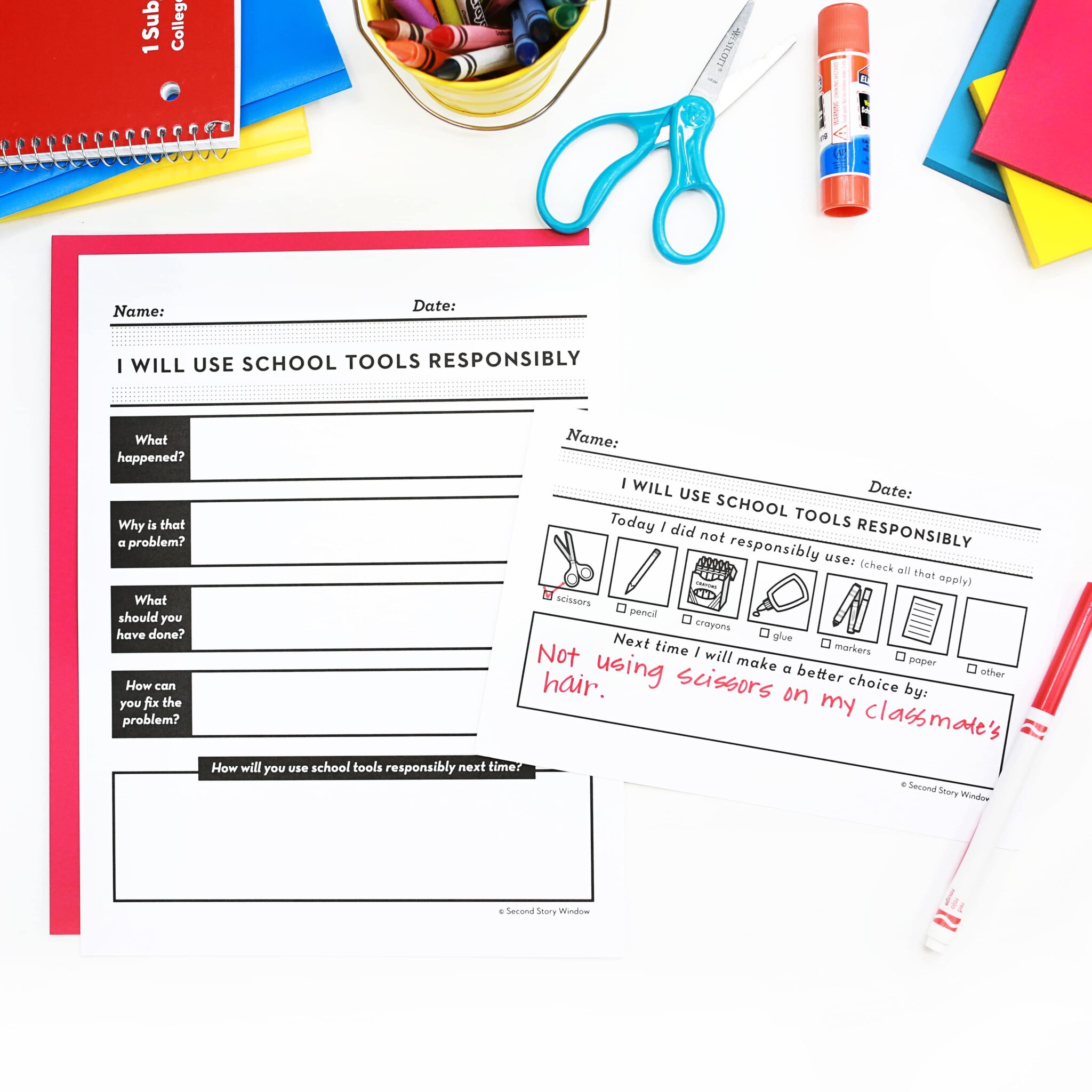 Guided Discovery of Classroom Procedures for School Supplies