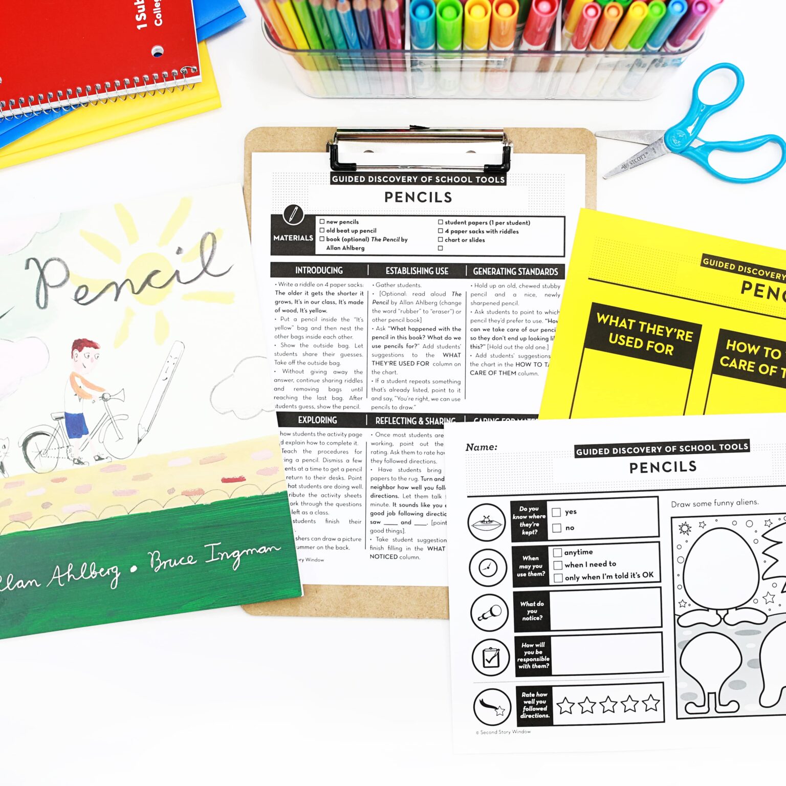 Back to School Activities Mega Bundle Procedures, Lessons, Slides