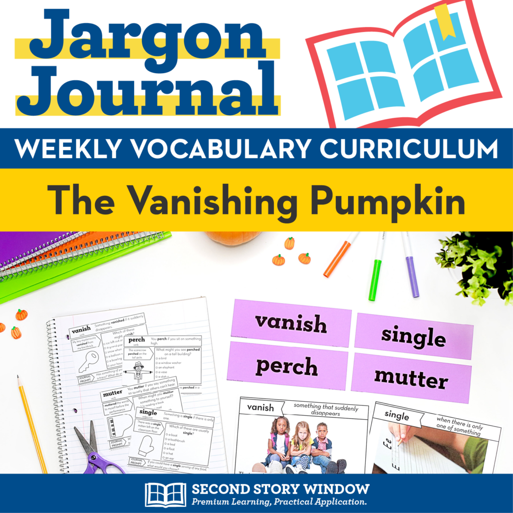 The Vanishing Pumpkin Vocabulary | Halloween Read Aloud Lesson and ...