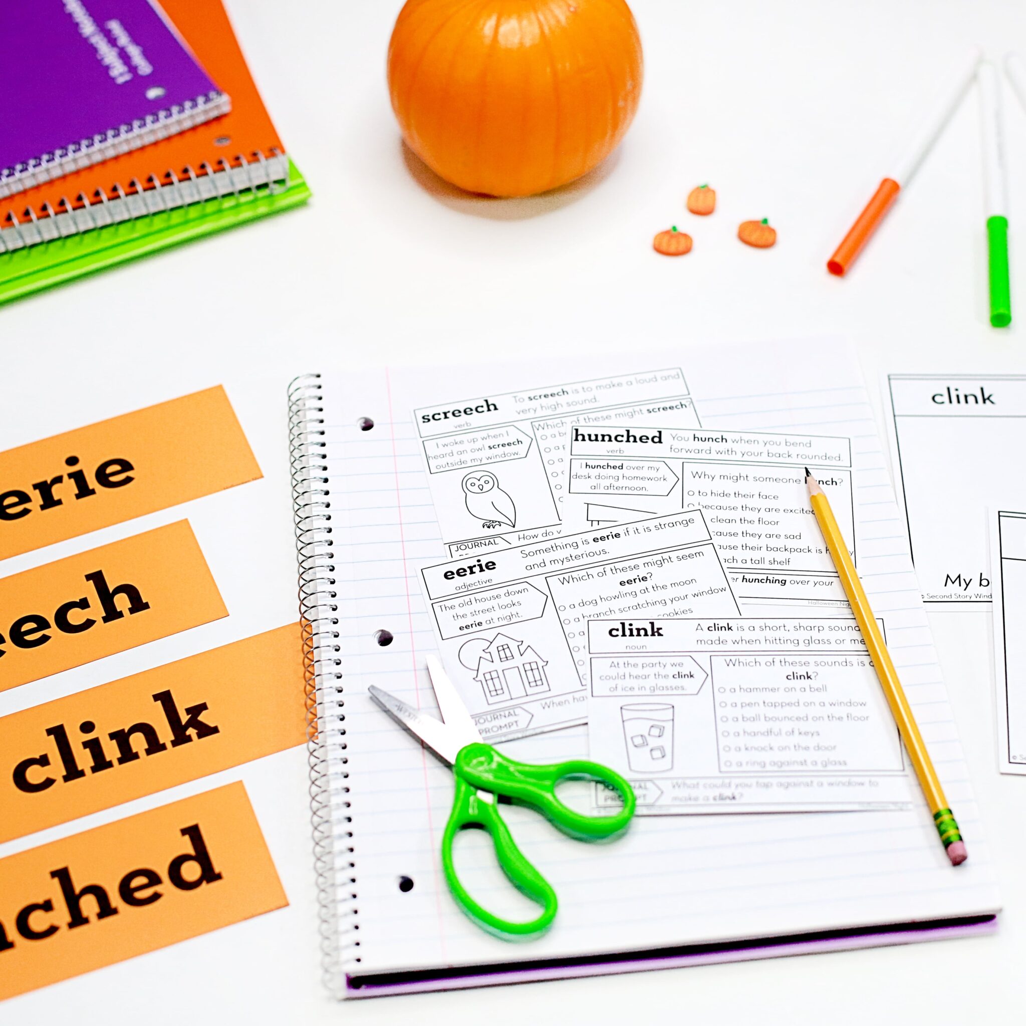 Halloween Night Vocabulary | Read Aloud Lesson and Activities - Second ...