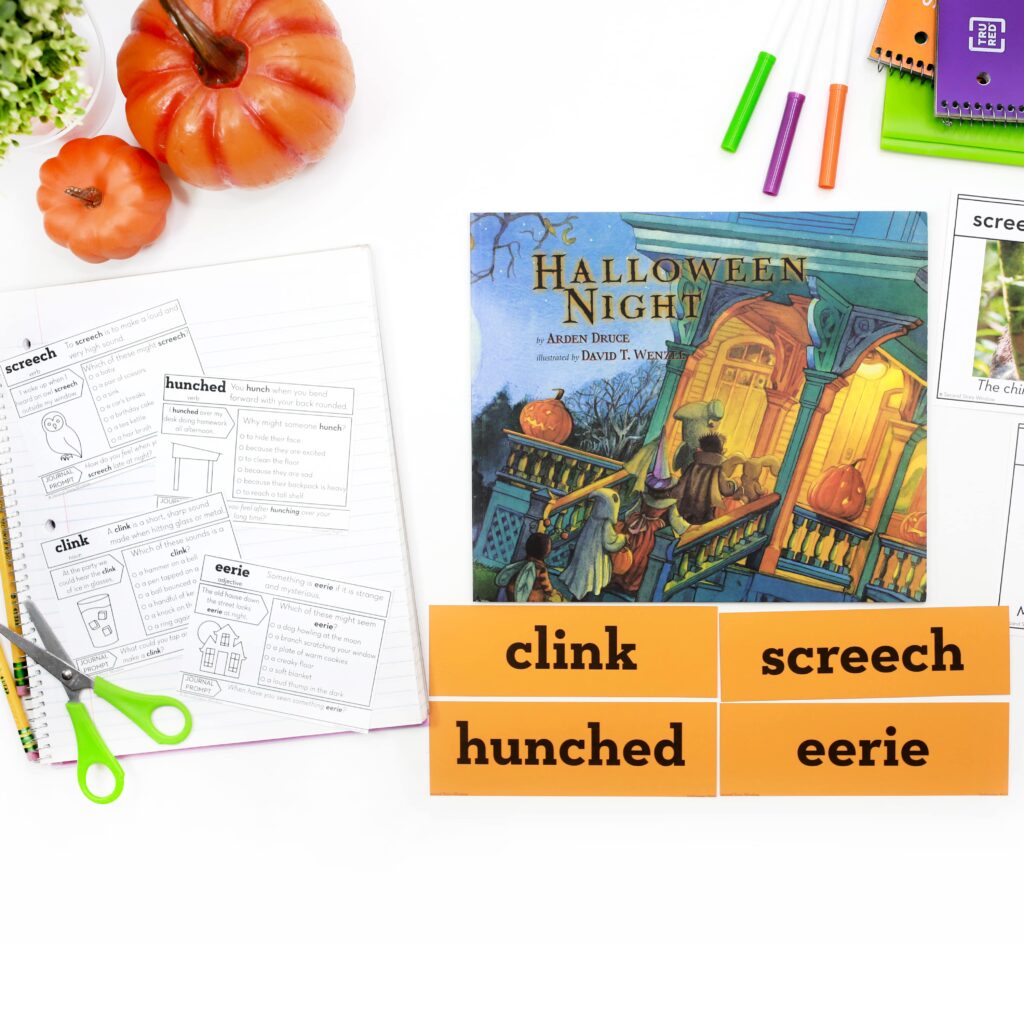 Halloween Night Vocabulary | Read Aloud Lesson and Activities - Second ...