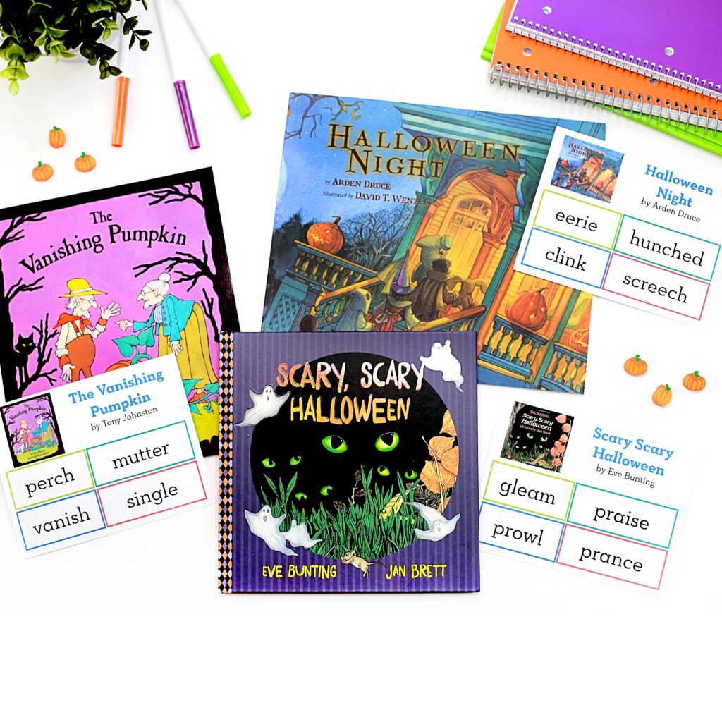 Halloween Vocabulary Bundle | Read Aloud Lessons and Activities ...