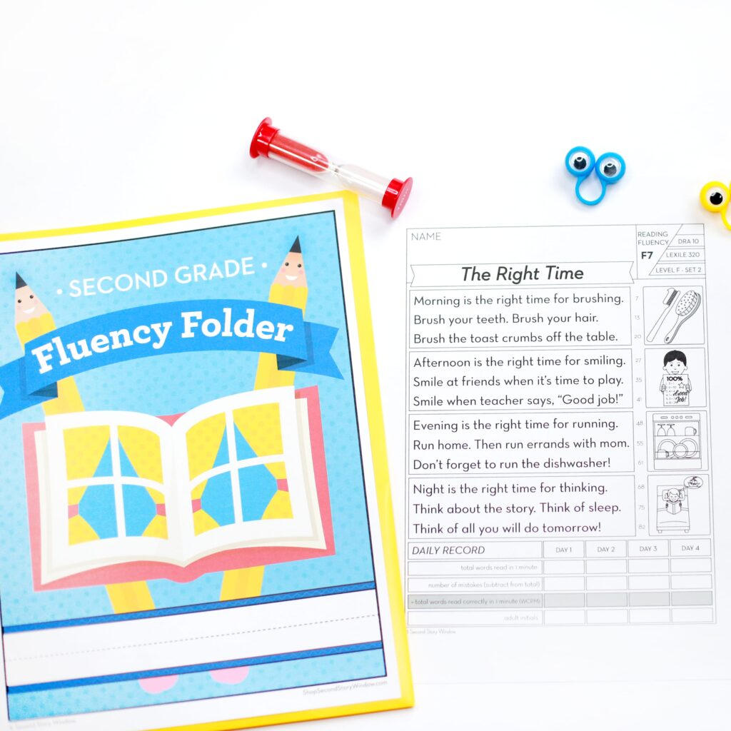 2nd Grade Fluency Practice Leveled Reading Comprehension Passages ...