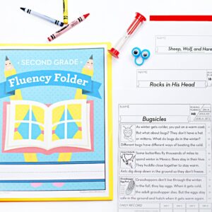 2nd Grade Fluency Practice Leveled Reading Comprehension Passages ...