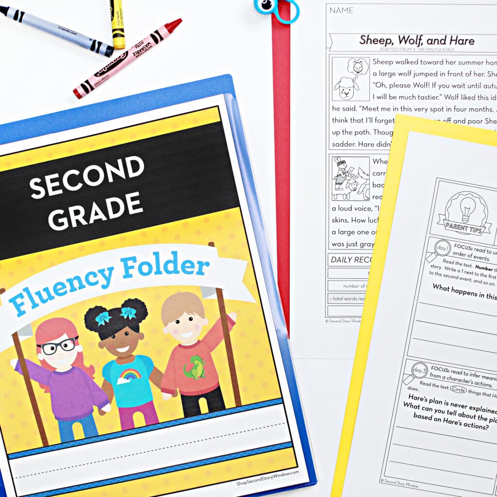 2nd Grade Fluency Practice Leveled Reading Comprehension Passages ...