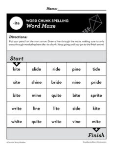 Long Vowel CVCe Worksheets & Silent E Word Family Worksheets