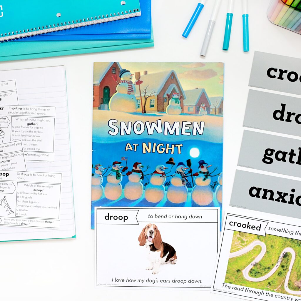 Snowmen at Night Vocabulary - Second Story Window