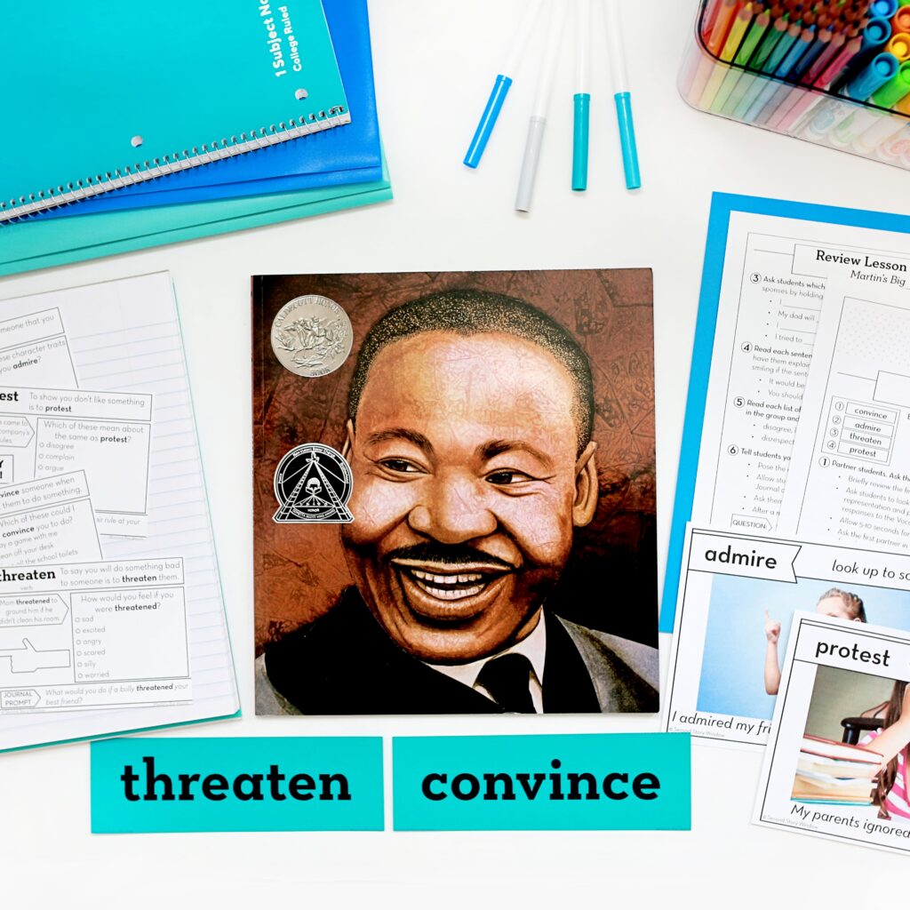 Martin Luther King Activities - MLK Jr. - Martin's Big Words Vocabulary ...