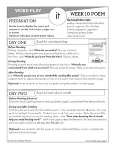 Knitting - it Word Family Poem of the Week - Short Vowel I Fluency Poem ...
